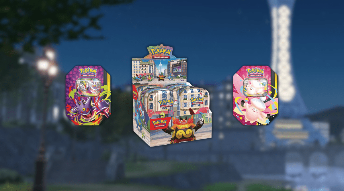 Lumiose City Mini Tins and Mega Moonlight Tins Revealed for June ...