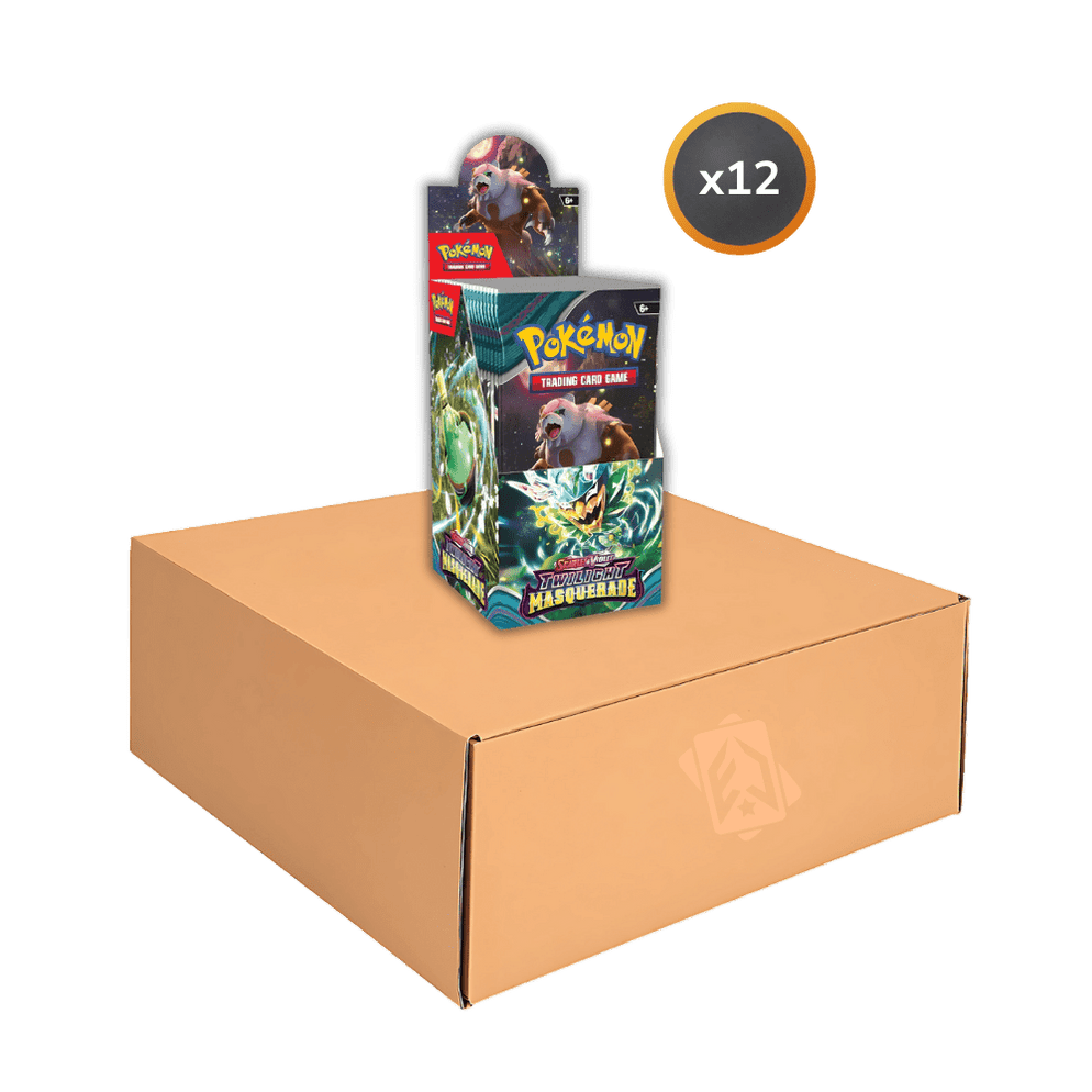 Home Pokemon Twilight Masquerade Half Booster Box Sealed Case (12 Boxes)